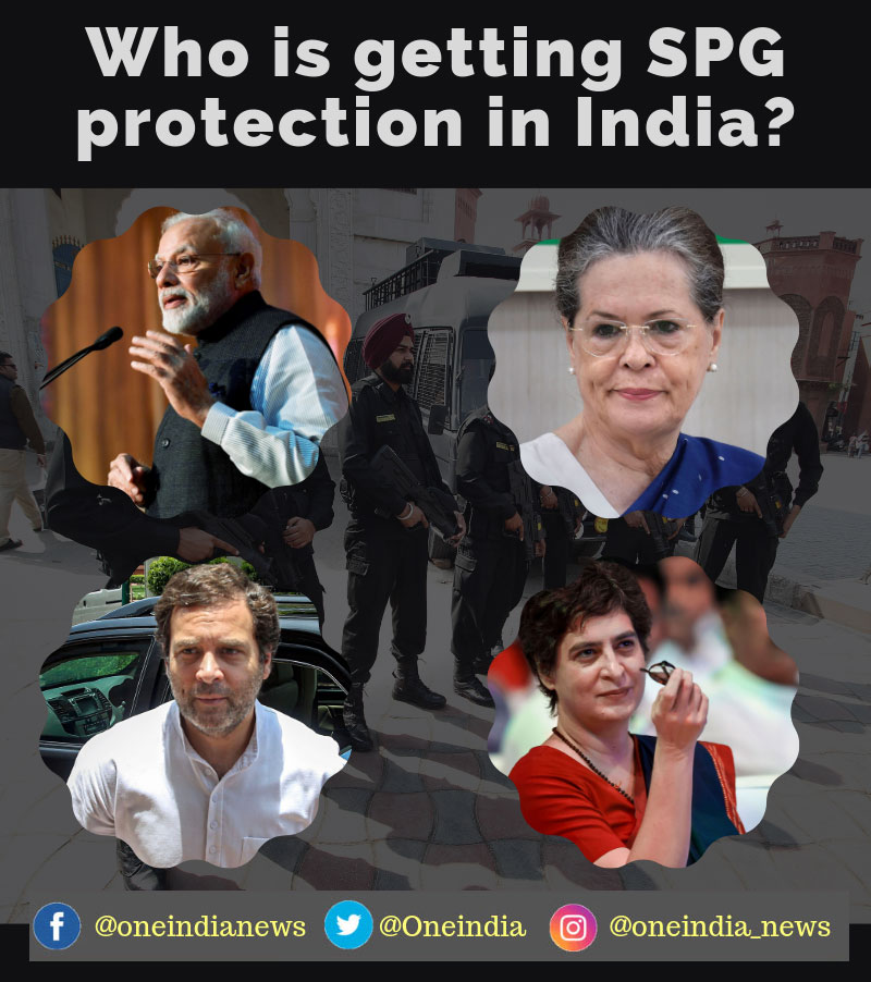 Who is getting SPG protection in India - Oneindia News