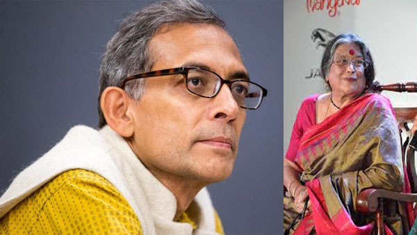 Abhijit Banerjee meets novelist Nabaneeta Dev Sen - Oneindia News