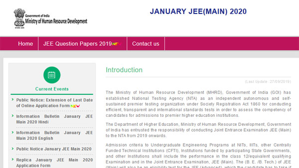 JEE Main 2020 registration: Check revised dates - Oneindia News
