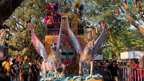 Goa Carnival begins, thousands watch float parade led by King Momo ...