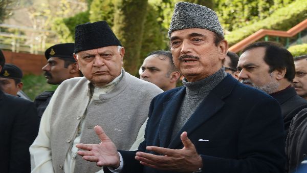 Azad meets Abdullah, demands release of J&K leaders - Oneindia News