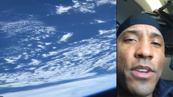 'Little blue marble': NASA astronaut posts his first video of Earth ...