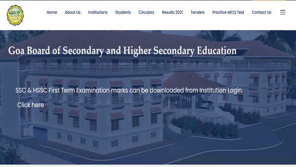 Direct links to download Goa Board GBSHSE SSC, HSSC Term-2 Revised Date ...