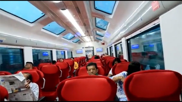 Rotating seats, panoramic view: Watch stunning visuals of Shatabdi’s Vistadome coach - Oneindia News
