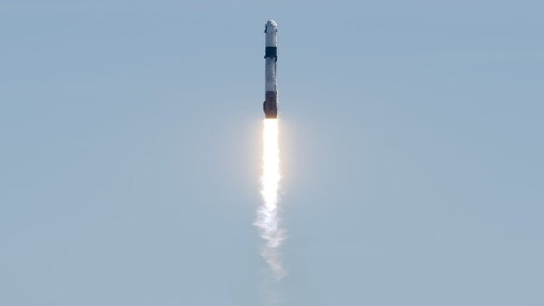 WATCH: SpaceX rocket blasts off for ISS with first all-private crew ...