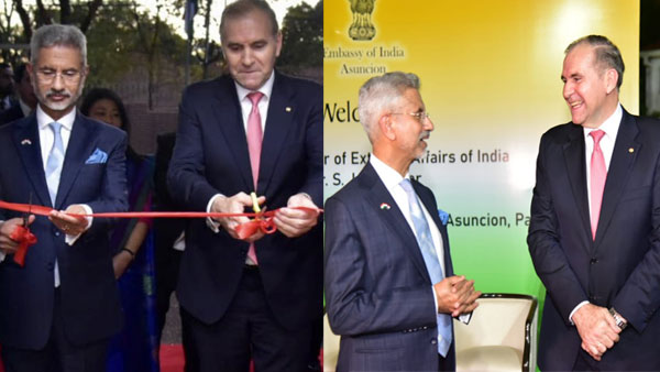 Minister Jaishankar inaugurates Indian Embassy in Paraguay - Oneindia News