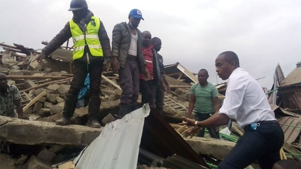 Multi-storey building collapses near Nairobi, rescue op on - Oneindia News