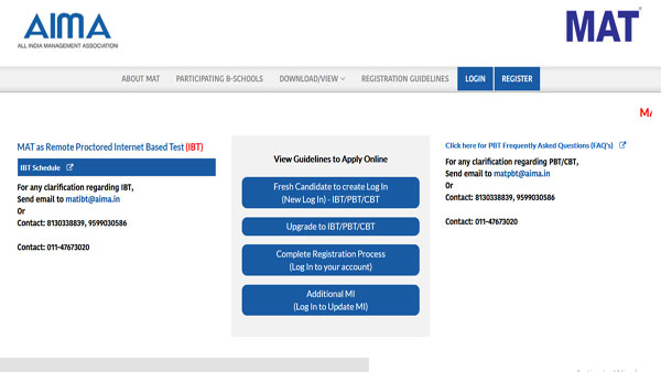 AIMA MAT IBT Exam 2022: Registration underway, when to apply, check ...