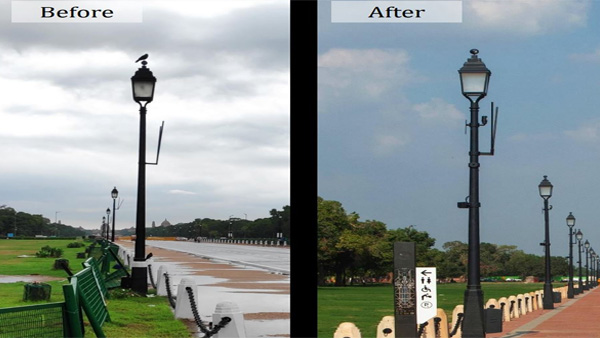 Kartavya Path: Before and now [Photos] - Oneindia News