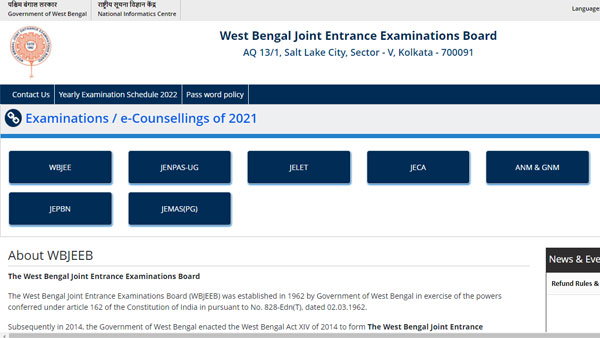 WBJEE Counselling 2022 schedule released: How to apply, schedule, list ...