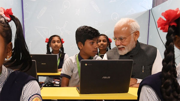 PM Modi launches Mission Schools of Excellence in Gujarat - Oneindia News
