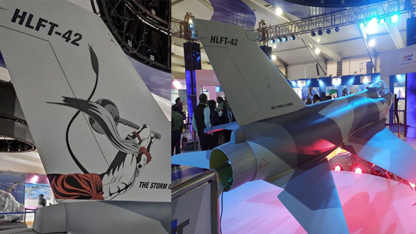Aero India 2023: HAL removes Lord Hanuman sticker from tail of HLFT-42 ...