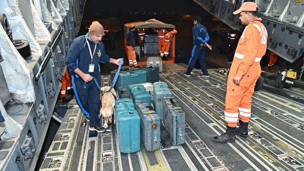 India sends first consignment of earthquake relief material to Turkey ...