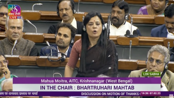 TMC leader Mahua Moitra uses 'offensive' word in Parliament; shares video for 'monkey brigade ...