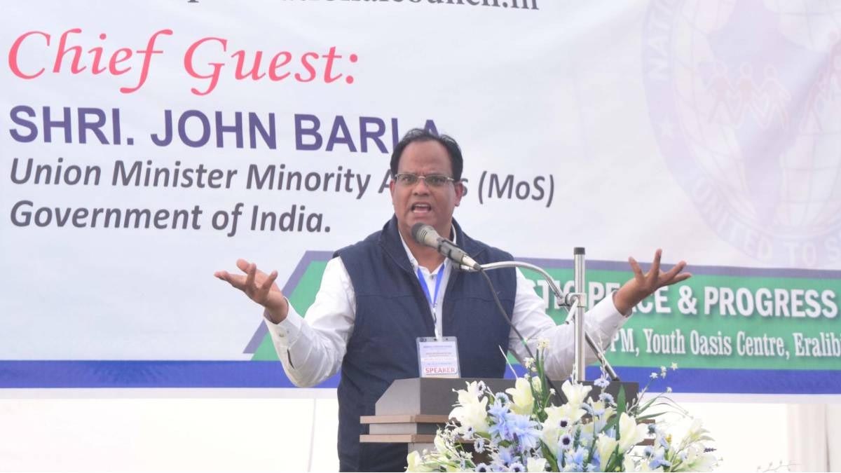 Christians are safe under Modi govt: Barla after meeting Church leader - Oneindia News