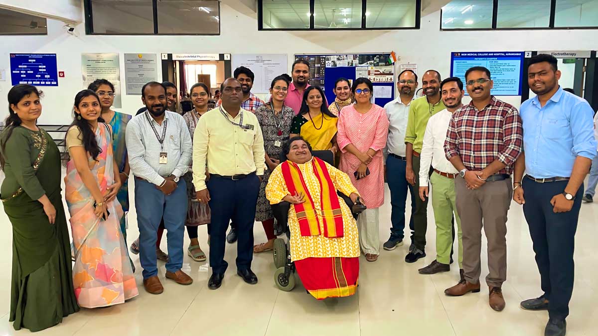 MGM IoP Ability Award presented to 'Wheelchair Warrior of India' Sai ...