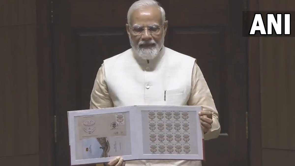 PM Modi Unveils Special Rs 75 Coin, Stamp To Mark Inauguration Of New Parliament Building ...