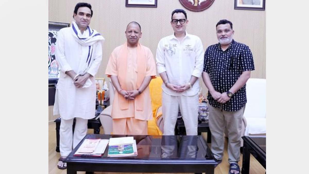 The makers of ‘Main ATAL Hoon’ meet UP Chief Minister Shri Yogi ...