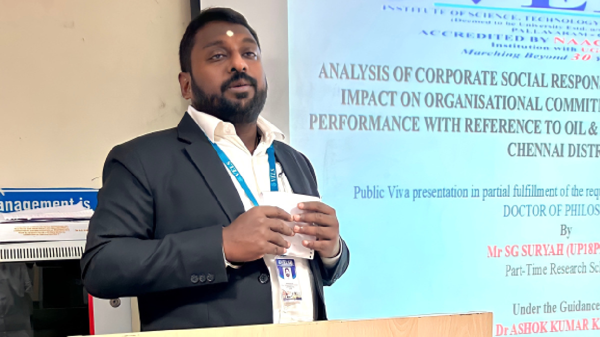 BJP Youth Leader SG Suryah gets Doctorate in Corporate Law - Oneindia News