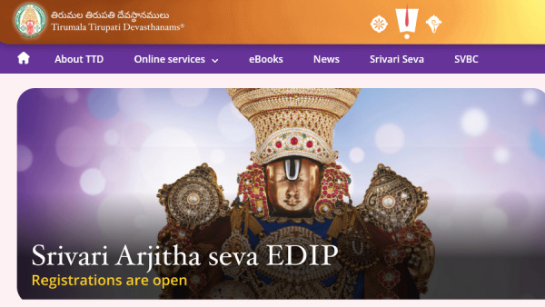 Tirumala: Booking For Arjitha Seva Tickets For October Month Now Open ...