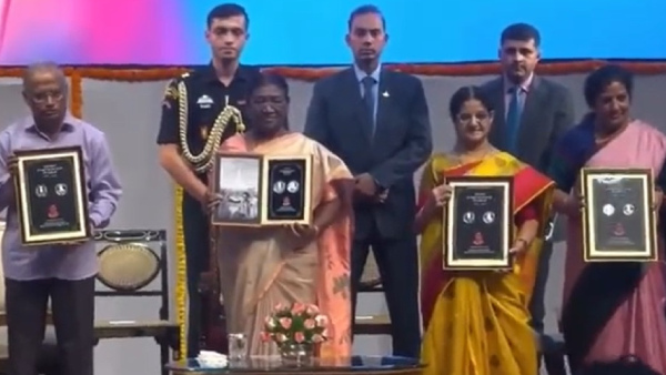 Rs 100 NTR Coin Unveiled By President Murmu - Oneindia News