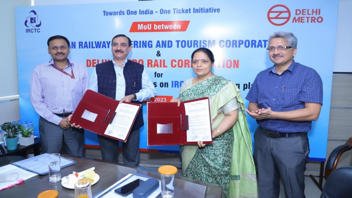 IRCTC, DMRC Join Hands To Introduce 'One India-One Ticket' Initiative ...