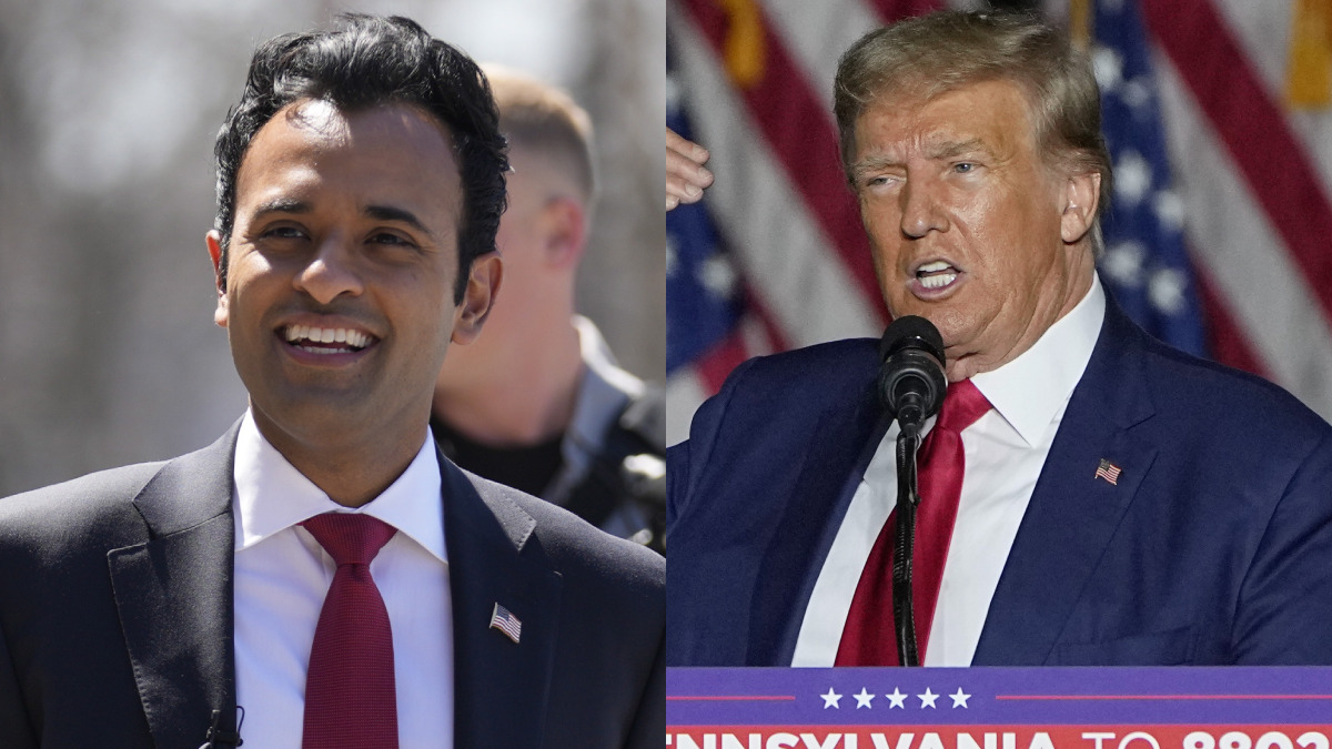 Trump Says Vivek Ramaswamy Would Be 'Great' Vice President Pick ...