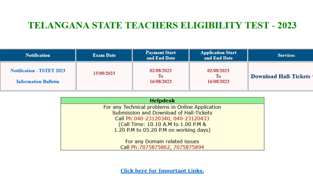 TS TET 2023: Students Can Download Hall Tickets Today - Oneindia News