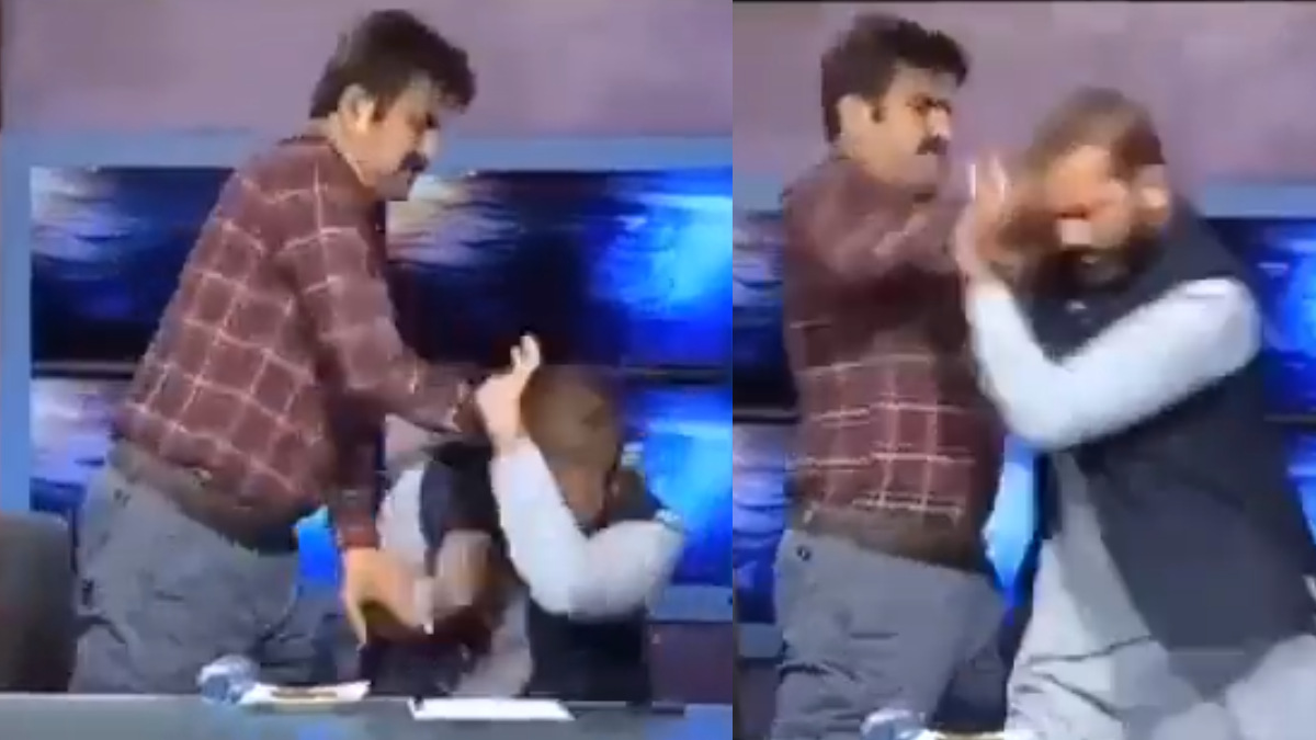 On Camera, Pakistan Leader Engage In Violent Fight During TV Show ...