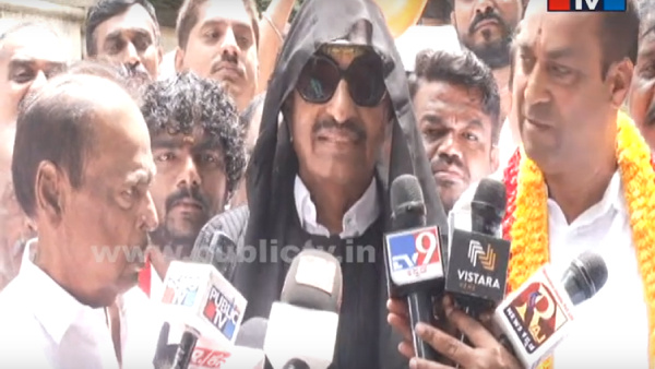 Pro-Kannada Activist Vatal Nagaraj Wears 'Burqa' During Cauvery Protest ...