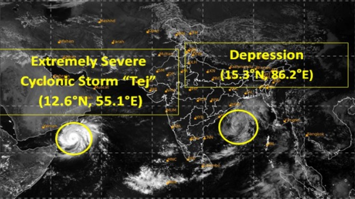 Know All About Cyclone Tej In Arabian Sea & Hamoon In Bay Of Bengal As Indian Seas Witness Twin ...