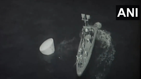 Watch Gaganyaan's Crew Escape Module Make Successful Splashdown in Bay ...