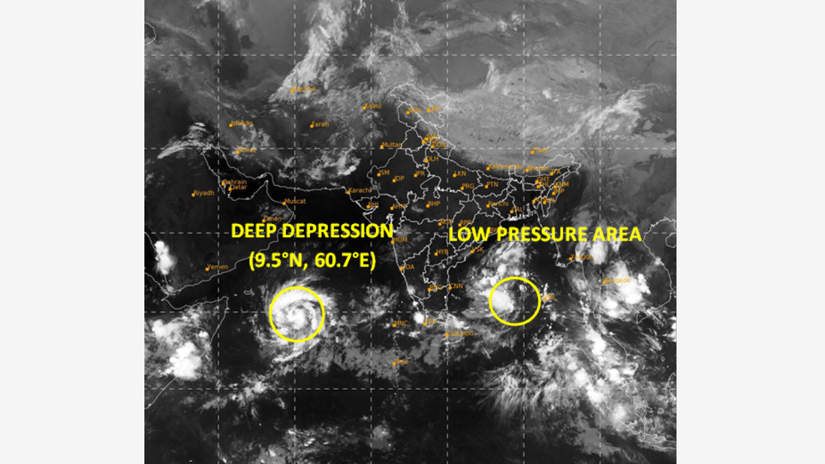 Tej Cyclone Live Tracking: Know Current Location, Speed, Path, Landfall ...