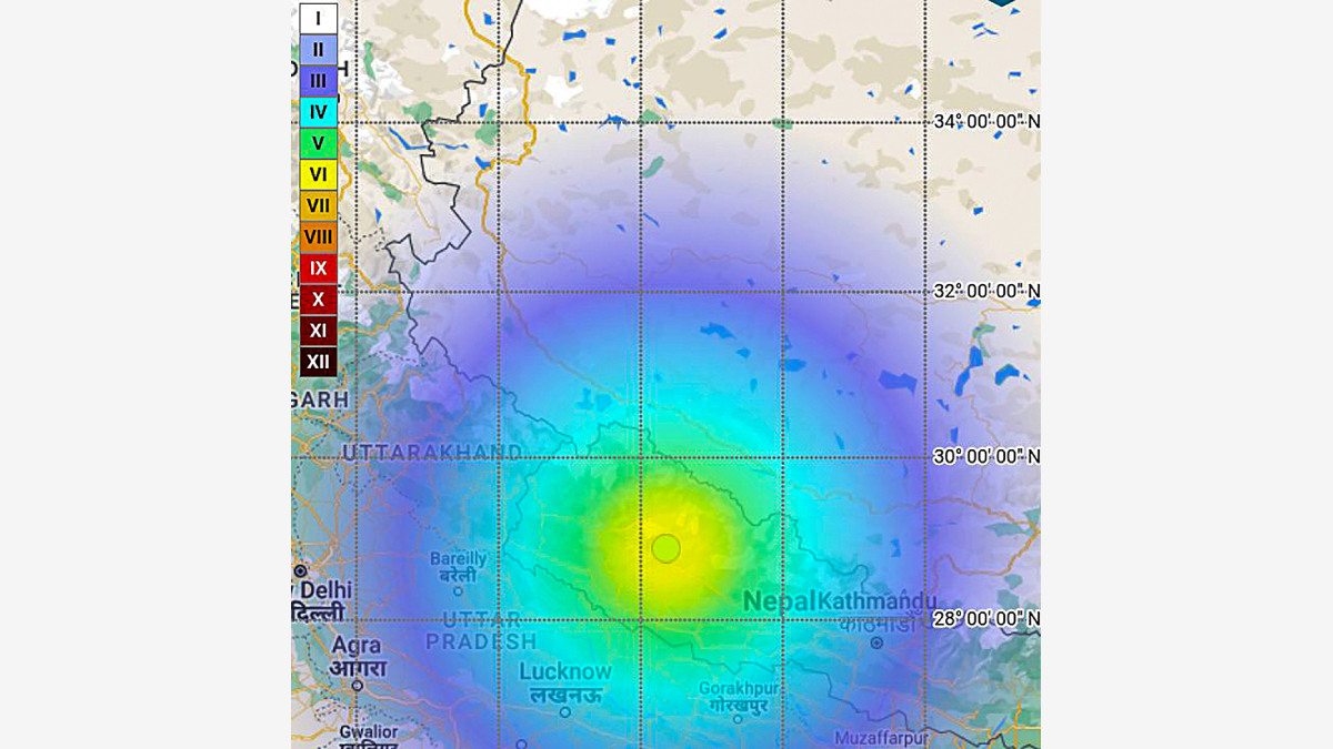 Earthquake Of Magnitude 5.6 Hits Nepal; Strong Tremors Felt Across ...