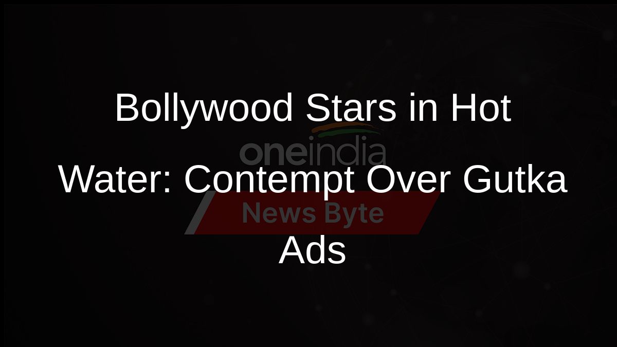 Bollywood Stars Akshay Kumar, Shahrukh Khan, Ajay Devgn in Contempt ...