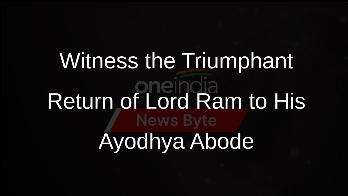 Lord Ram to Return to Ayodhya Temple on January 22, Says RSS Leader ...