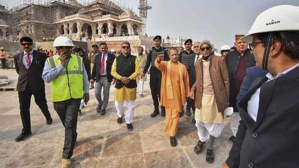 UP CM Yogi Adityanath To Visit Ayodhya Ram Temple Site, Inspect Work - Oneindia News