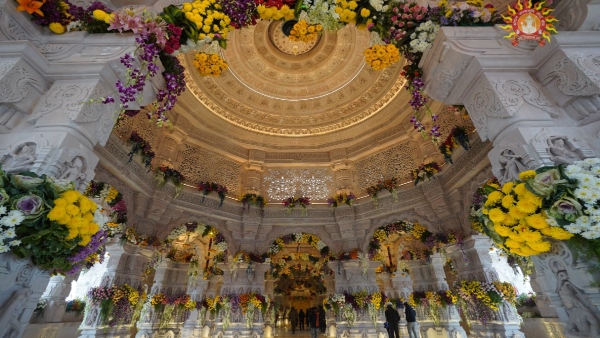 First Glimpse: Inside Photos Of Ram Temple Ahead Of Pran-Pratishtha ...