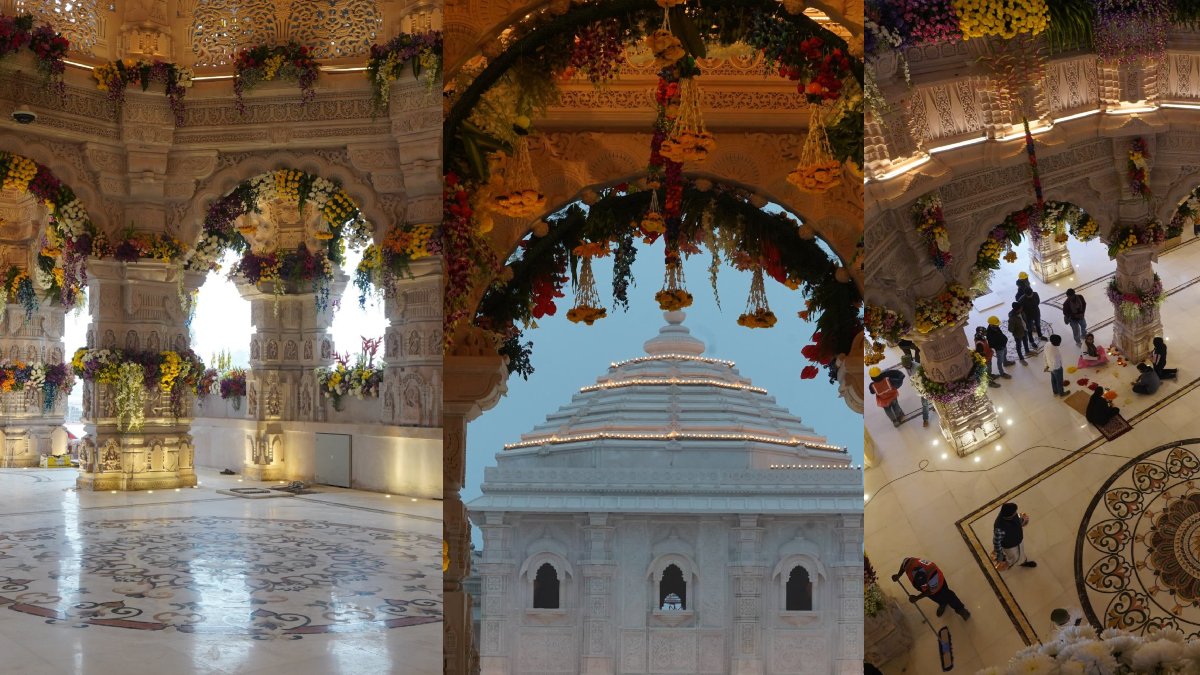 First Glimpse: Inside Photos Of Ram Temple Ahead Of Pran-Pratishtha ...