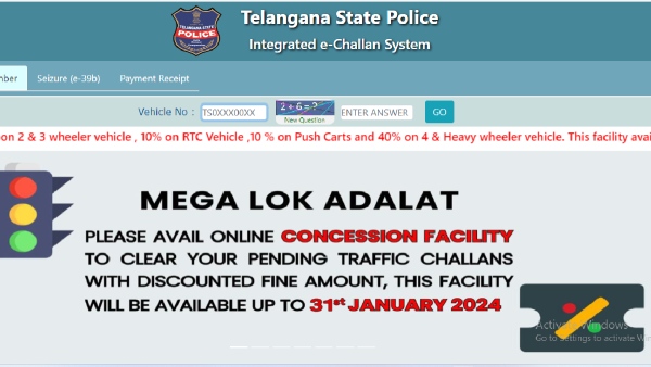 TS eChallan Payment Discount Last Date Extended: Steps To Pay Online Challan @echallan.tspolice ...