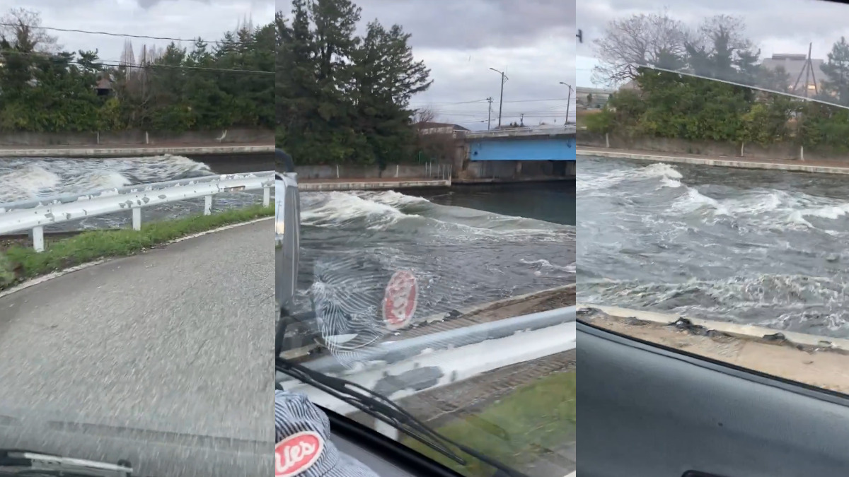 Real-Time Footage: Video Captures Initial Moments Of Tsunami Striking ...