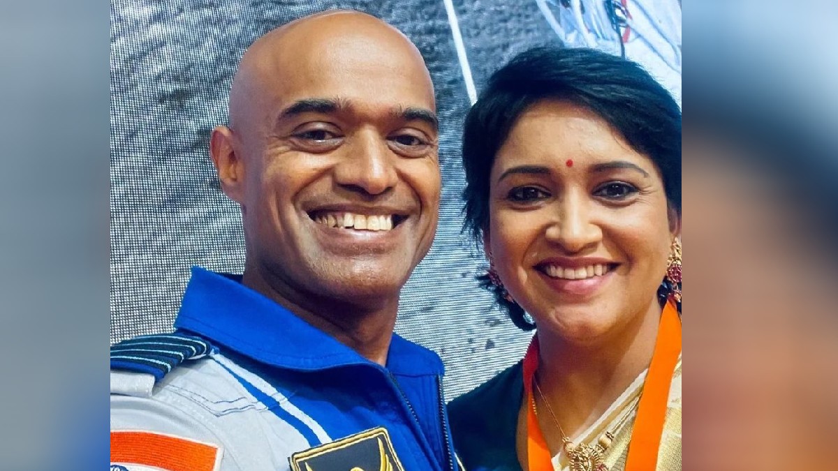 Malayalam Actor Lena Announces Marriage To Gaganyaan Astronaut Prasanth ...