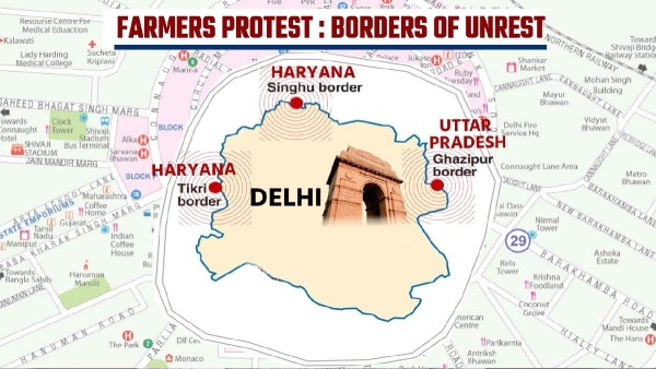 Farmers Protest And The 'Borders Of Unrest' - Oneindia News