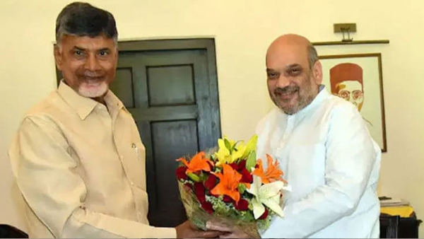 Chandrababu Naidu Meets Amit Shah Amidst Alliance Talks for Andhra Pradesh Polls - Oneindia News