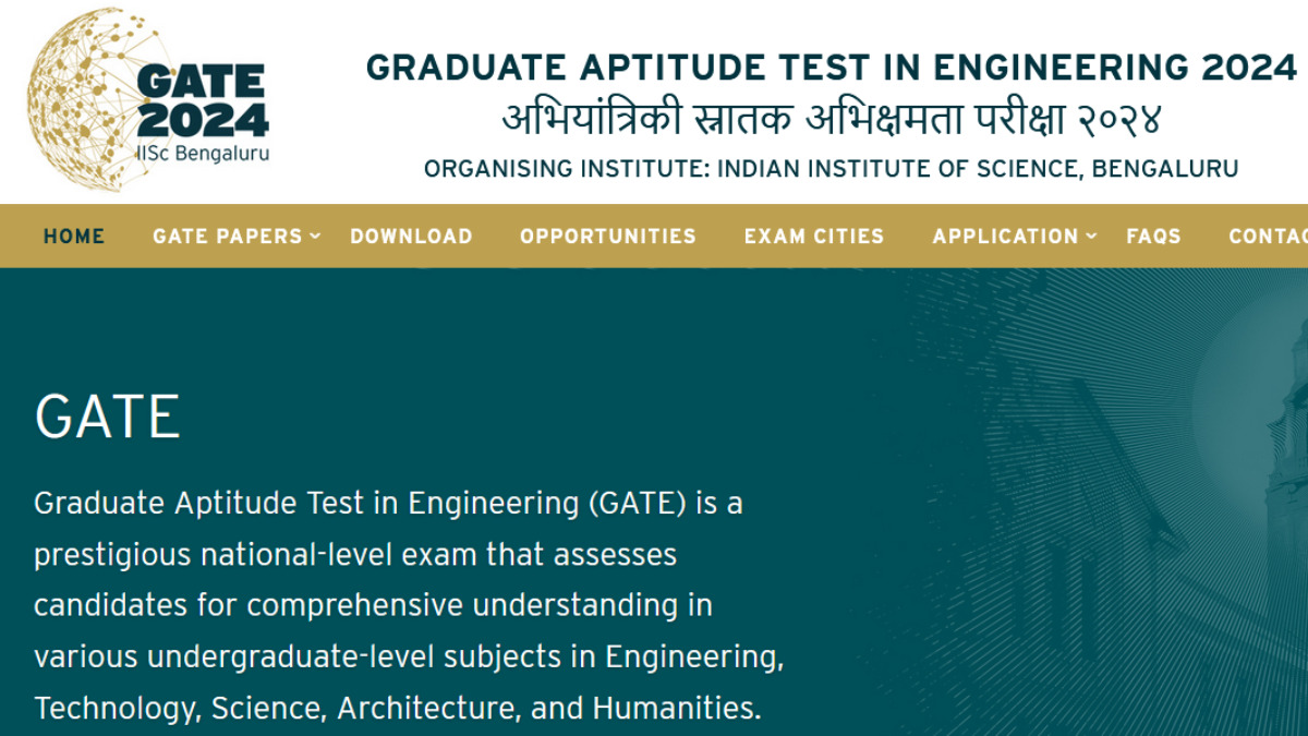 Bengaluru IISc GATE 2024 Exam Result: Step-By-Step Guide To Download Result @ gate2024.iisc.ac ...