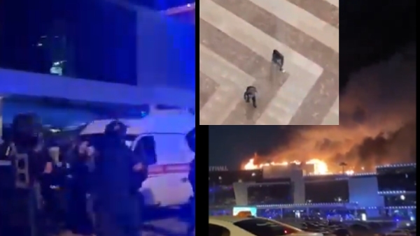 Viral Video | Moscow Deadly Attack Unfolds At Concert Hall - Here's What We Know - Oneindia News