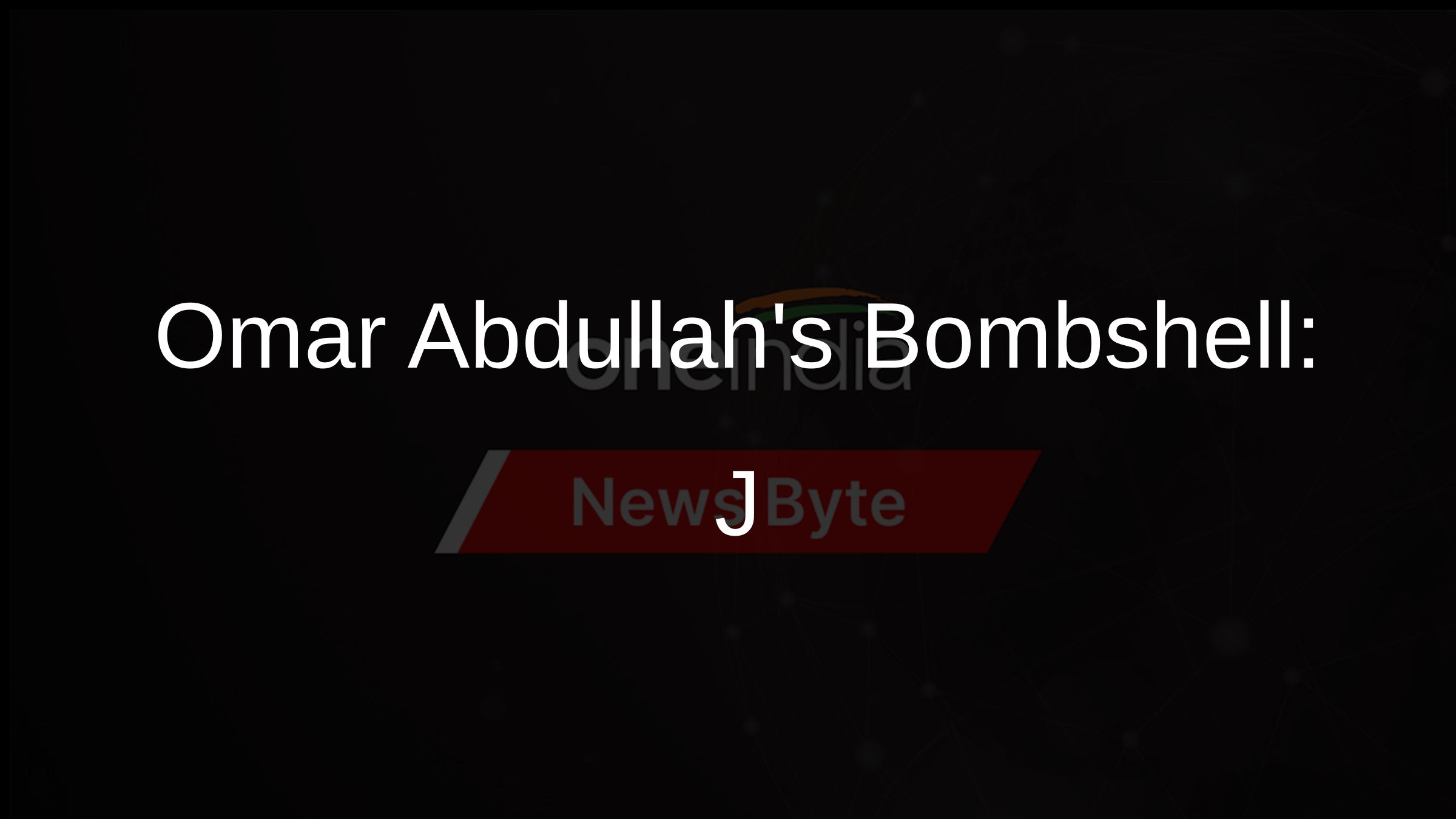 Omar Abdullah Accuses J&K Admin of Forcing Crowd for PM Modis Rally in Srinagar - Oneindia News