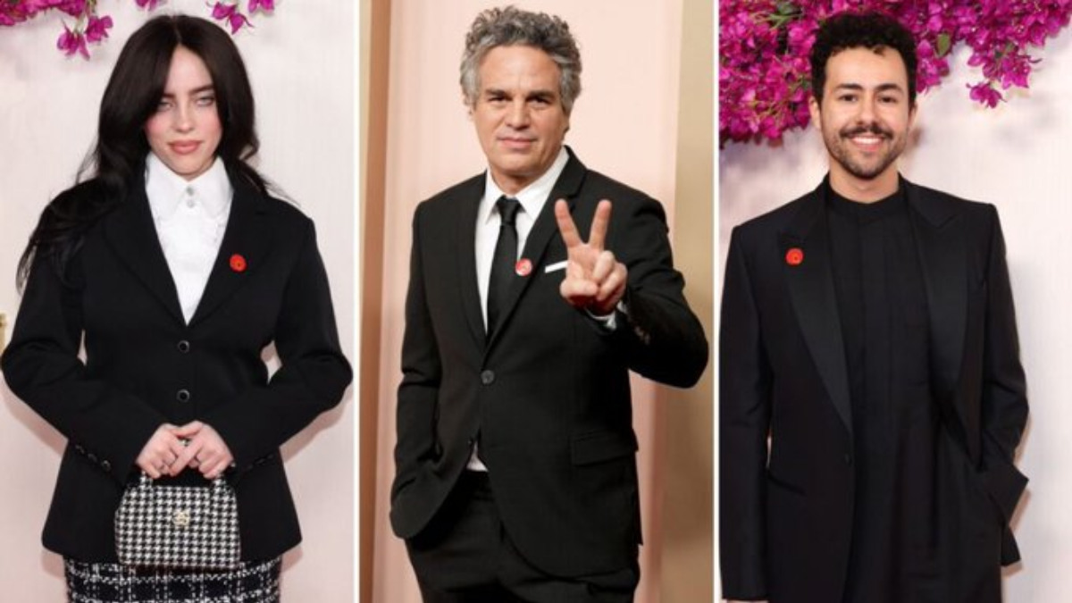 Oscars 2024 Highlights: Celebrities Don Subtle Protest Symbols, Red ...