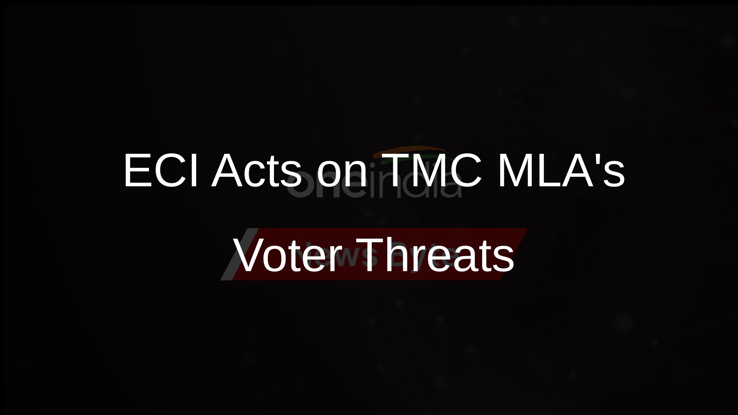 ECI Issues Notice to TMC MLA for Voter Threats, Violating Conduct ...