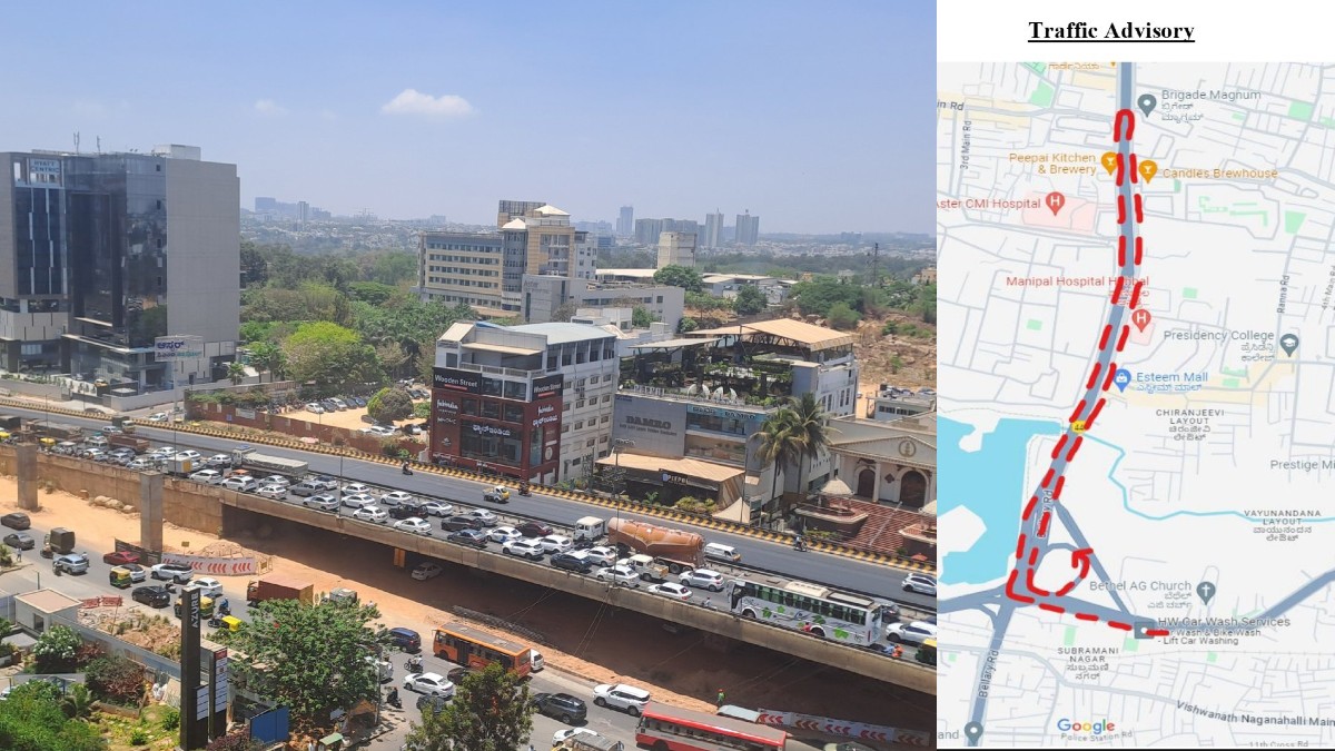 Hebbal Flyover Lane Construction: Traffic Advisory For KR Pura ...